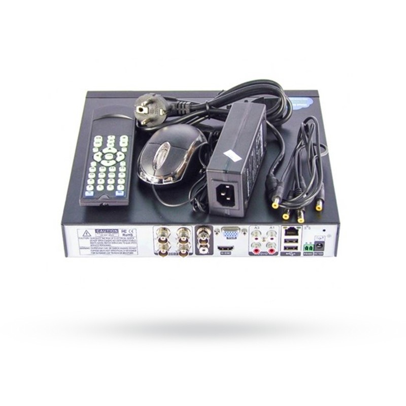 Kamera set DVR + 4x HD IR CAM analogový AHD E-CH7004-4 | Kamerové ...